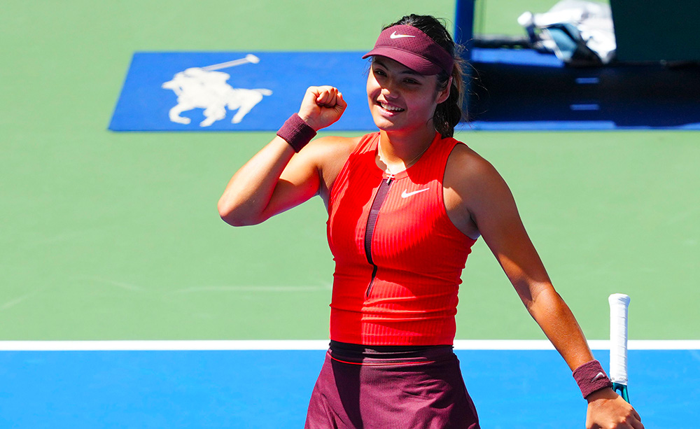 Emma Raducanu vince la prima partita allo US Open dopo 4 anni